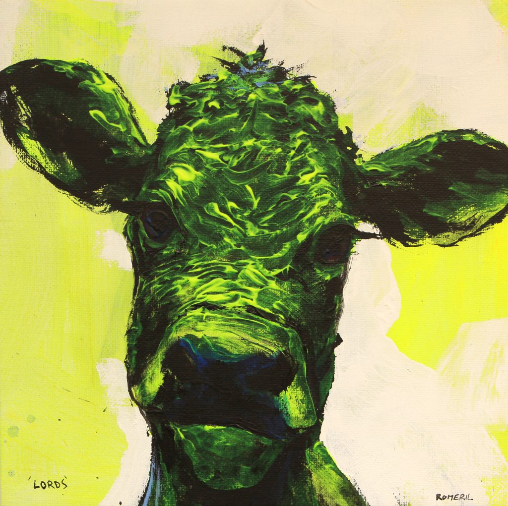 Cows in Discos, Lord's - Nicholas Romeril