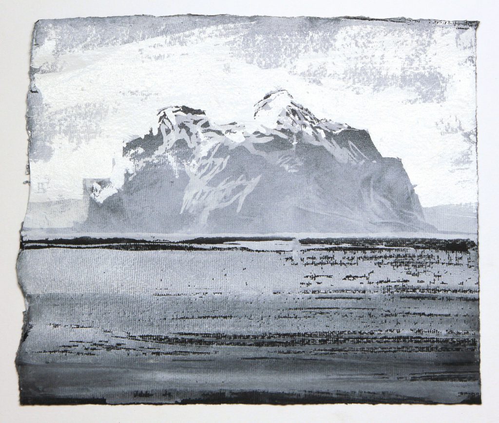 Ice Field and Mountain - Nicholas Romeril
